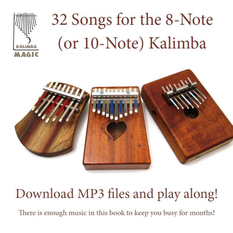 32 Songs eBook for the 8-Note (or 10-Note) Kalimba - 2 Instructional ...