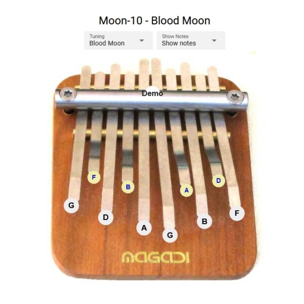A Virtual Kalimba to Explore the Moon-10 Tunings With! - Blog, Item ...